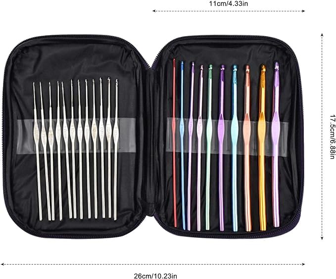 GEMSY Crochet Hook Set with Bag – Gemsy
