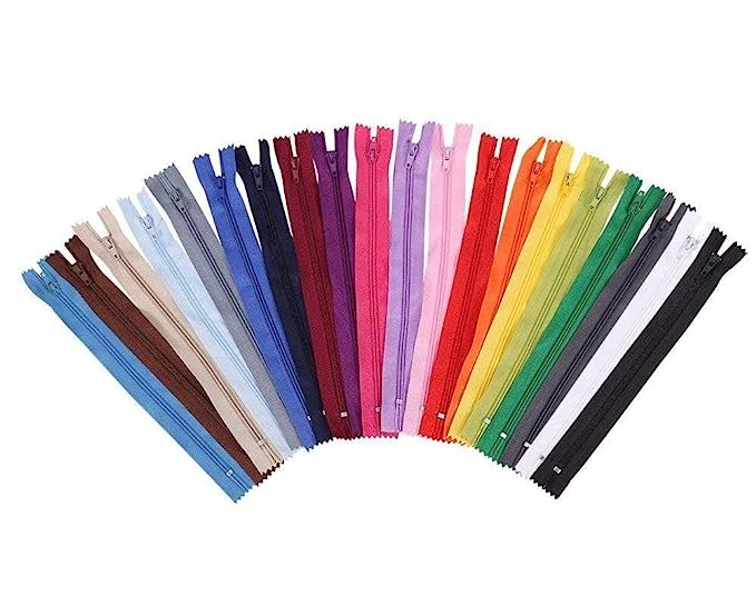 Gemsy 16-Inch Nylon Zippers